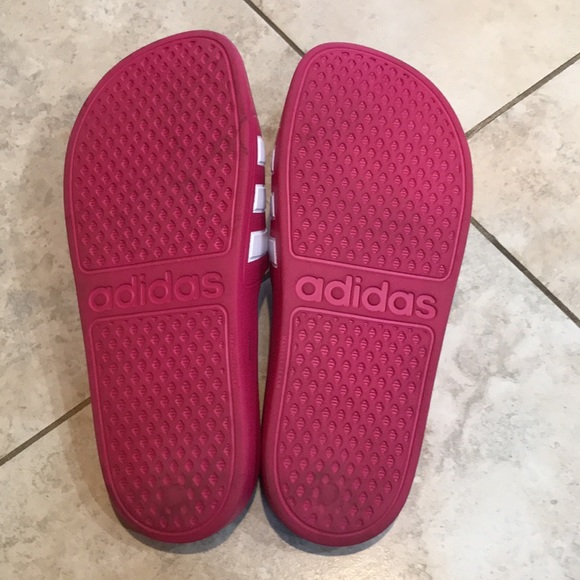 adidas | Shoes | Kids Adidas Flip Flops Size 5 Pink Slides | Poshmark
